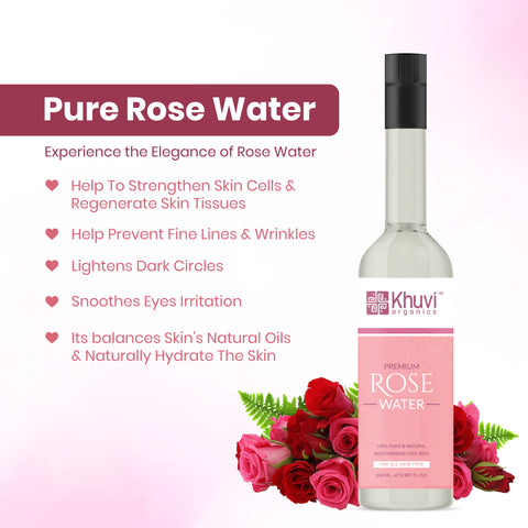 Pure Rose Water – Khuvi Organics